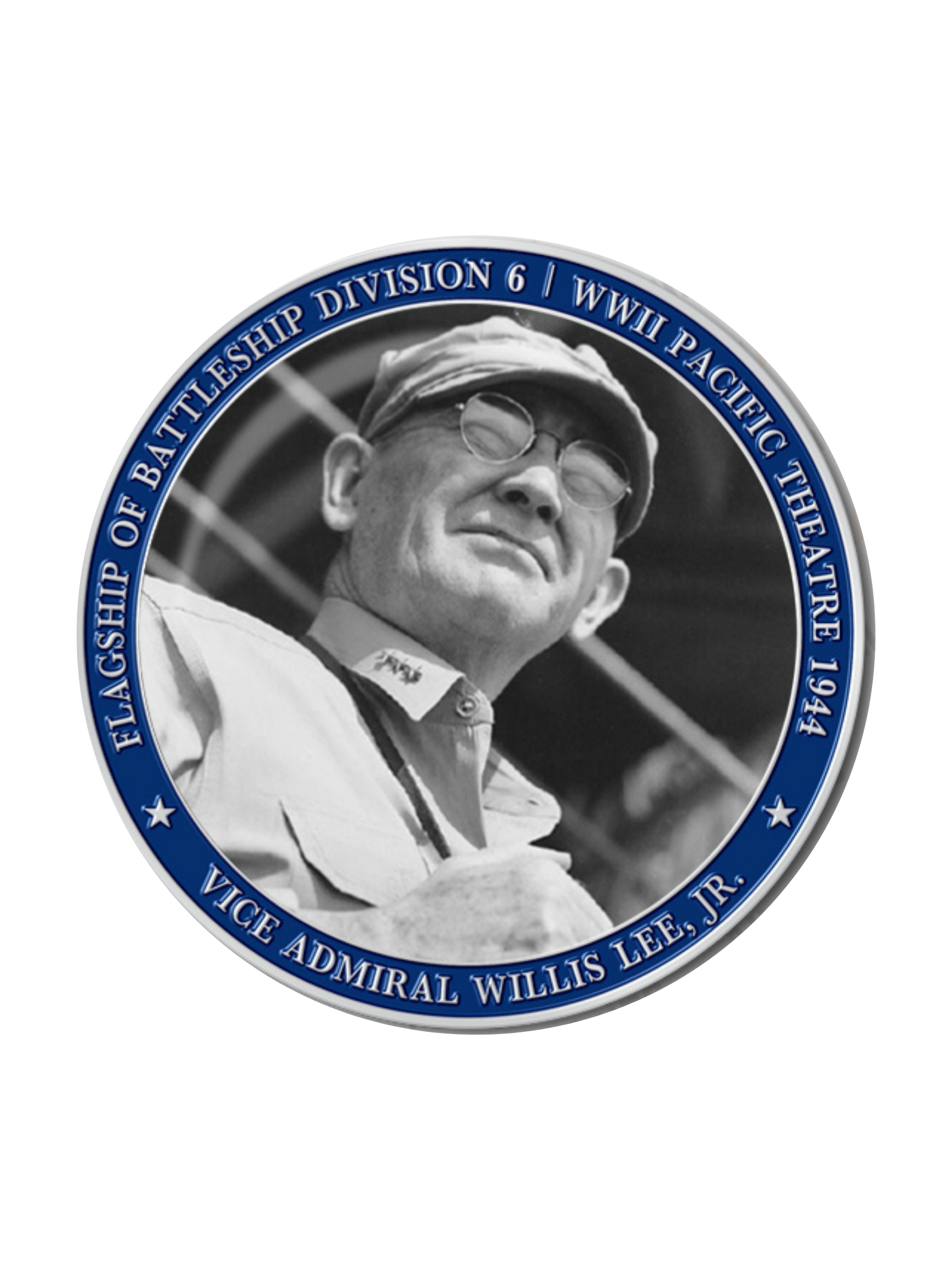 Vice Admiral Willis A. Lee Jr. Challenge Coin - Flagship of Battleship ...